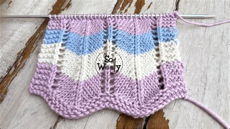 How To Knit A Gorgeous Chevron Stitch Pattern Great For Blankets 2