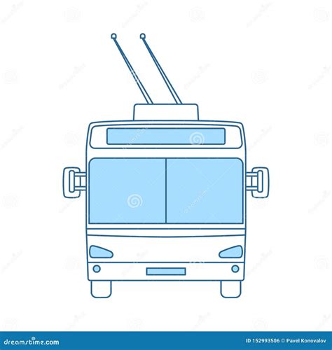 cone do nibus bonde ilustração do vetor Ilustração de elétrico