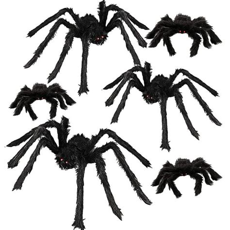 Bhxysgd 6 Pcs Realistic Hairy Set Scary Props For Indoor Decorations