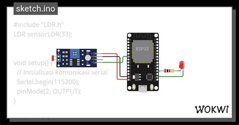 ldr wokwi esp32 stm32 arduino simulator