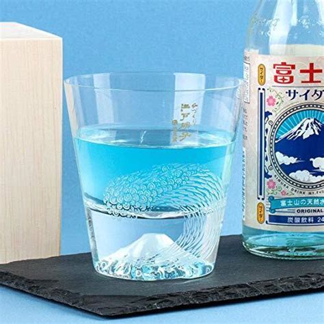 Tajima Glass Mt Fuji Rock Glass Edo Glass T Made In Japan In A