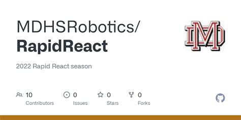 GitHub MDHSRobotics RapidReact 2022 Rapid React Season