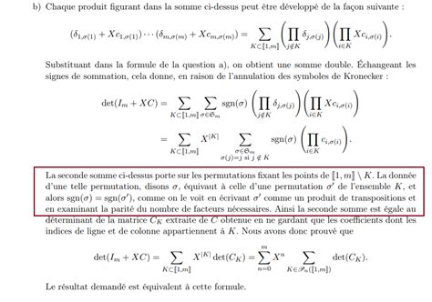 Identité De Binet Cauchy — Les