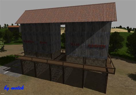 LS Hofsilo v Gebäude mit Funktion Mod für Landwirtschafts Simulator