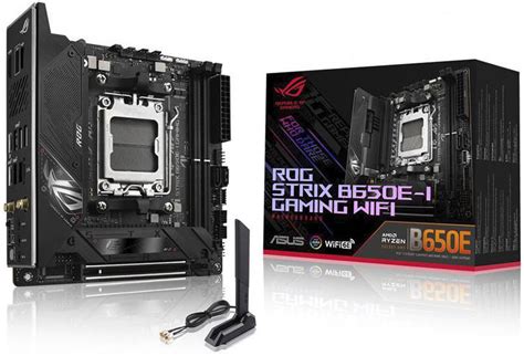 Asus Rog Strix B650e I Gaming Wifi Am5 Mini Itx Motherboard Amd B650 Chipset 2 Ch 2x Ddr5 Dimm