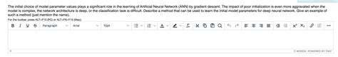 Solved The Initial Choice Of Model Parameter Values Plays A Chegg