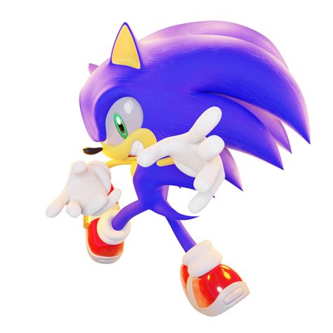 Sonic The Hedgehog Dynamic Pose Render By Lionfac3cat On Deviantart