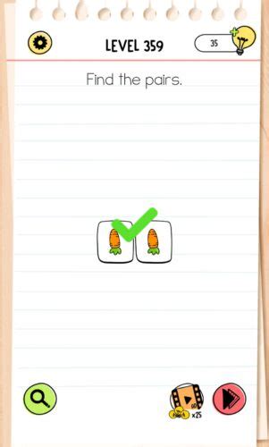 Brain Test All Star Level 359 Find The Pairs Answer