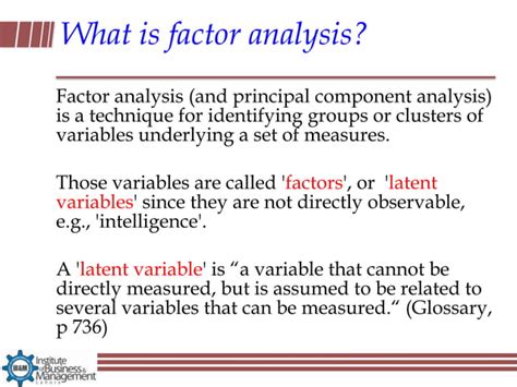 Exploratory Factor Analysis Pptx