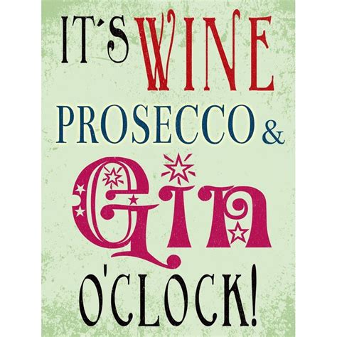 Fridge Magnet Its Wine Prosecco And Gin Oclock Online