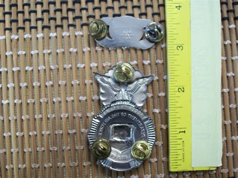 Usaf Security Police Badge And Function Badge Full Size Obsolete Item