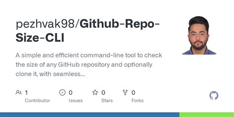 GitHub Pezhvak98 Github Repo Size CLI A Simple And Efficient Command Line Tool To Check The