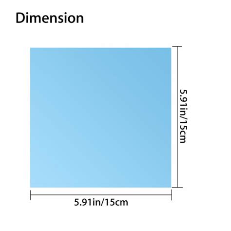 32pcs Square Wall Mirror Tiles Mirror Sheets Self Adhesive Mirror