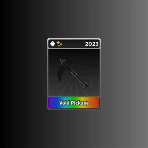 Void Pickaxe Survive The Killer
