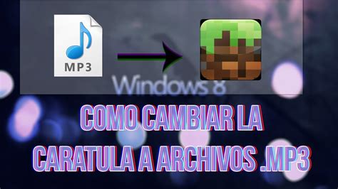 Como Colocar O Cambiar La Imagen Caratula A Un Archivo Mp3 YouTube