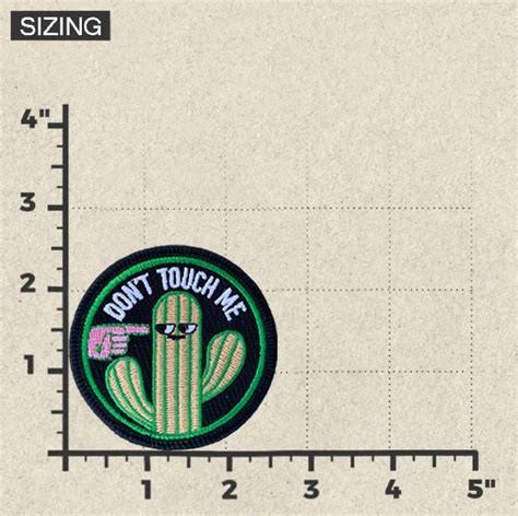 Cactus Dont Touch Me Patch Guides Patch Store