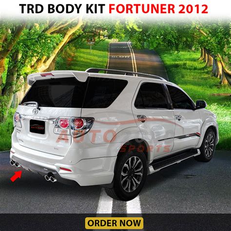 Buy Toyota Fortuner Body Kit Rear Extension 2012 2017
