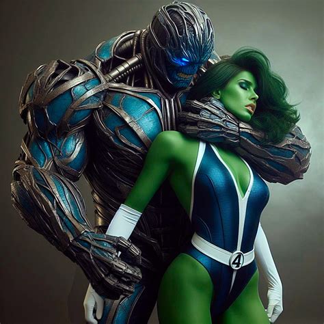 She Hulk Meets Terrax By Raub101 On Deviantart