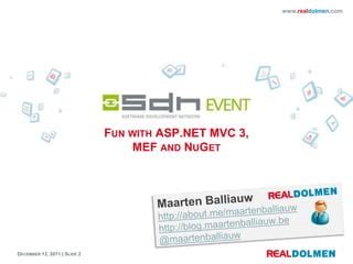 Fun With Asp Net Mvc Mef And Nuget Ppt