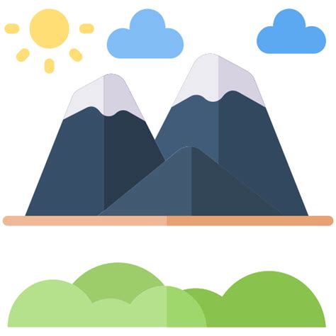 Montaña Iconos Gratis De Naturaleza
