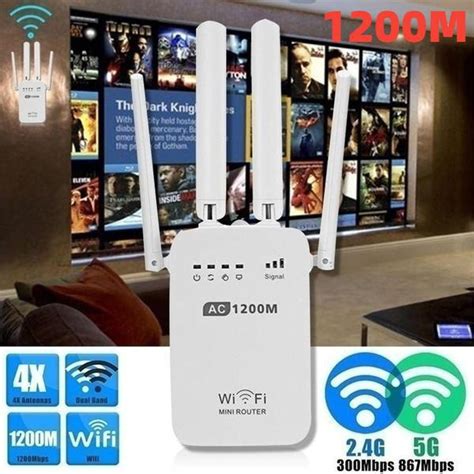 5g High Speed Extended Signal Amplifier Wifi Intensifier Dual Band