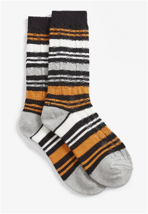 Striped Crew Socks Maurices