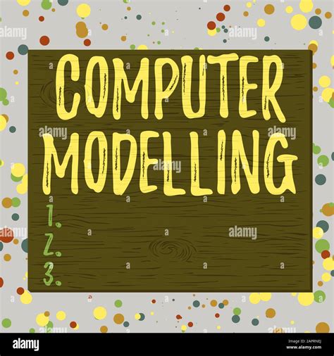 Word Writing Text Computer Modelling Business Photo Showcasing Using A