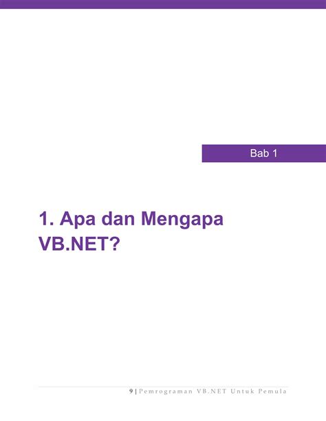 Seri Belajar Mandiri Pemrograman Vbnet Untuk Pemula Pdf