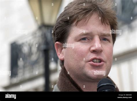 Liberal Democrat Leader Nick Clegg Speaks At Demonstration At Sudanese