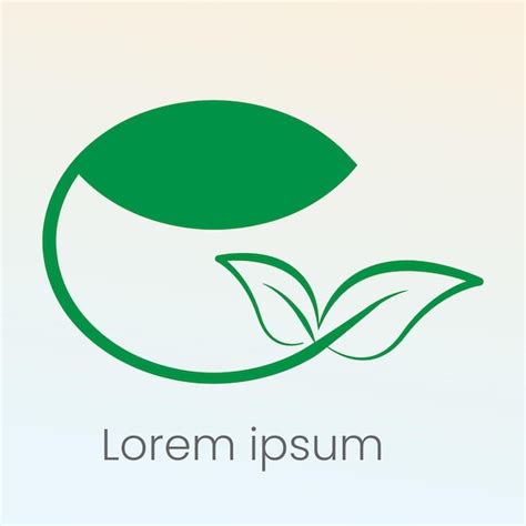 Premium Vector Eco Green Leaf
