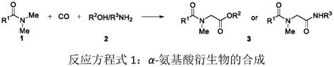 一种制备α 氨基酸衍生物的方法