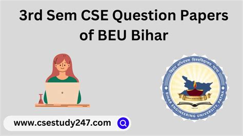 Rd Sem Cse Question Papers Of Beu Bihar Csestudy