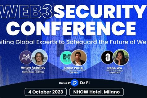Security Conference Web3 2023 The Cryptonomist
