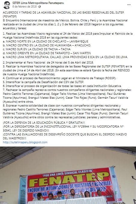 César Tito Rojas Dirigente Del Movadef En El Círculo Oficialista