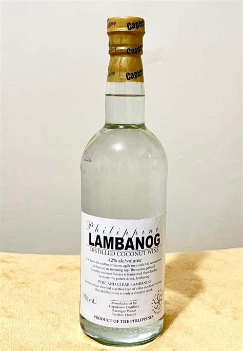 Capistrano Distillery Lambanog 750 Ml Plain Non Flavored Lazada Ph