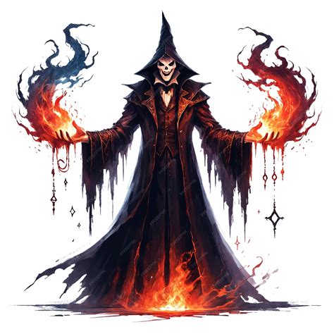 Premium Photo A Character From A Fictional World Dressed In A Wizards