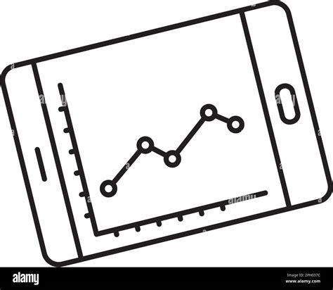 Project Management Tablet Graphics Mobile Analytics Vector Icon