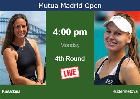 How To Watch Kasatkina Vs Kudermetova On Live Streaming In Madrid On