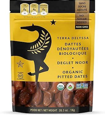 Terra Delyssa Organic Deglet Noor Dates Softer Than Medjool Dates