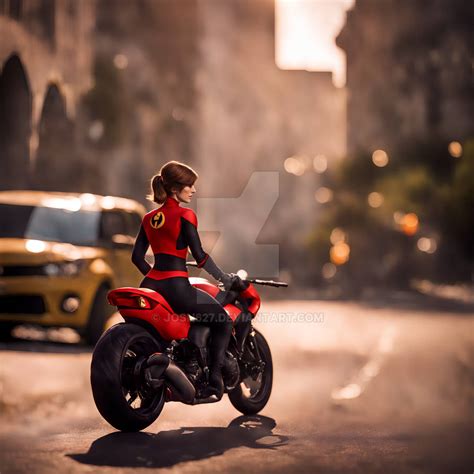 Elasticgirl Helen Parr Ryding 3 By Josh627 On Deviantart