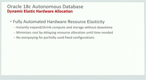 速報 「oracle 18c Autonomous Database」発表。エリソン氏「世界初の自律的なデータベース」。oracle