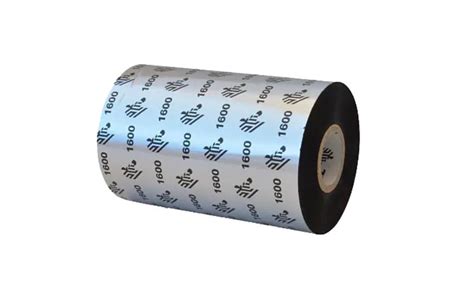 Zebra 1600 Standard Industrial Wax Ribbon Case Of 18 Rolls