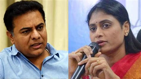 Ktr Shocking Comments On Ys Sharmila Oktelugu