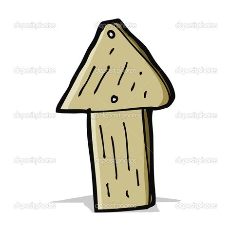 Cartoon Wood Arrow Symbol Stock Vector By ©lineartestpilot 49380865