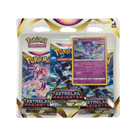 Blister Triplo Pokemon Estrela Radiante Espada E Escudo Rx Copag Da