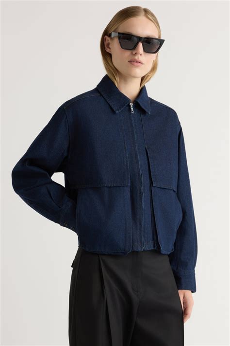 Cooper Denim Bomber Jacket