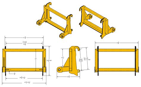 Jcb Q Fit Quick Attachment 2523 Lbs Part Number 10606 00 Custom Quality Manufacturing