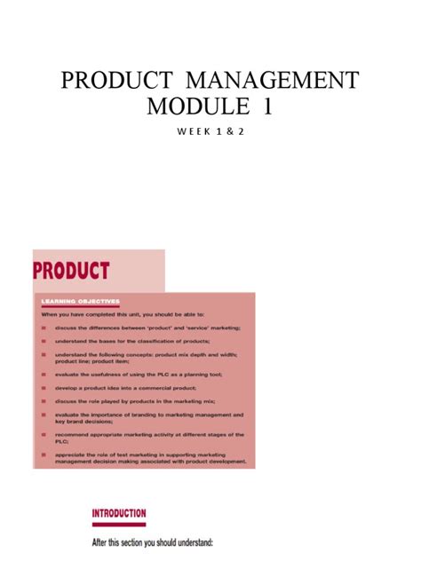 Product Management Module 1 Pdf