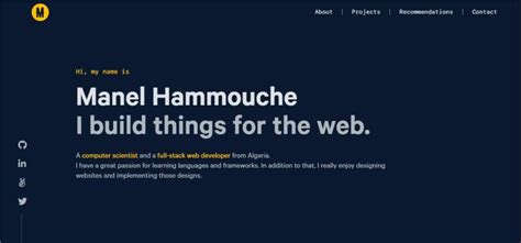 Manel Hammouche On Linkedin Webdev Portfolio 32 Comments