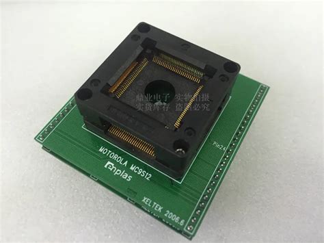 Opentop 100newandoriginal Enplas Qfp112 Mc9s12dj128cpve Ic Burning Seat
